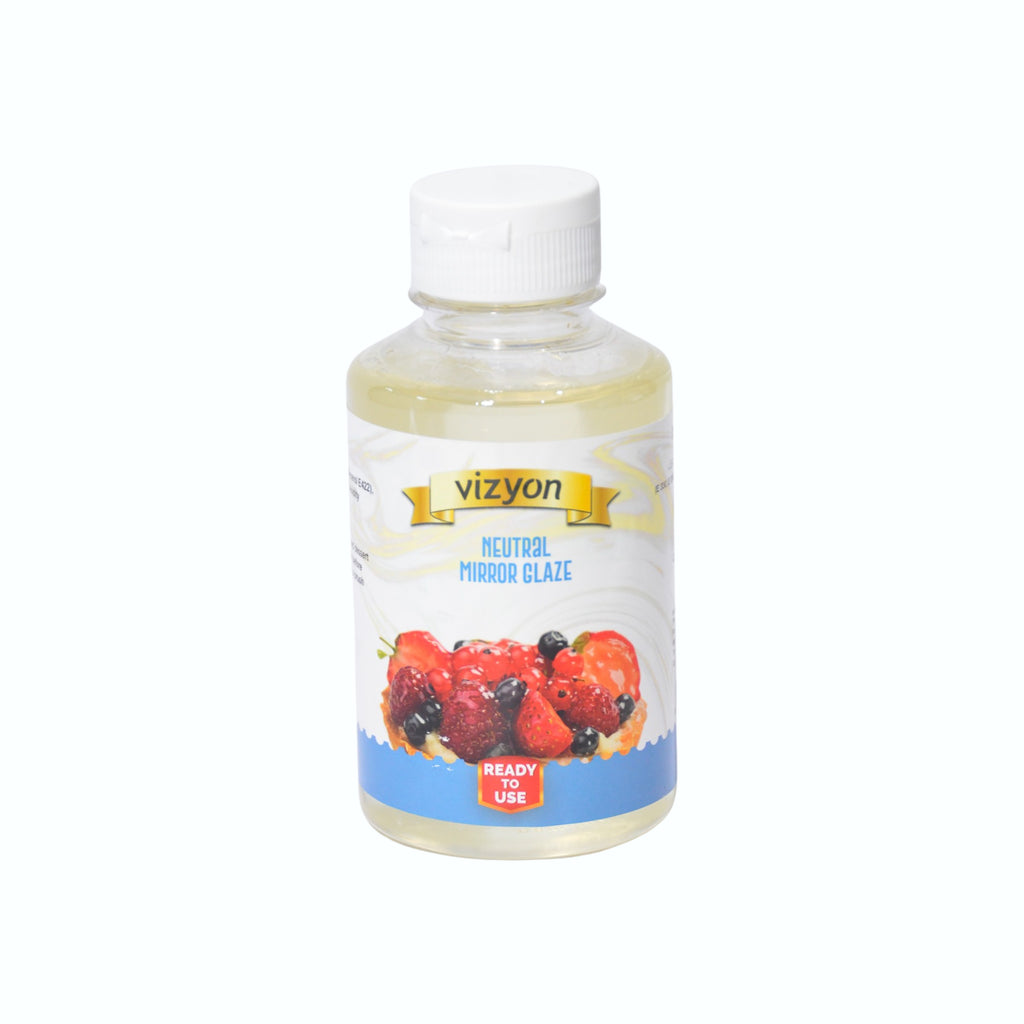 Vizyon Neutral Ready To Use Mirror Glaze 500g – EZ Bake